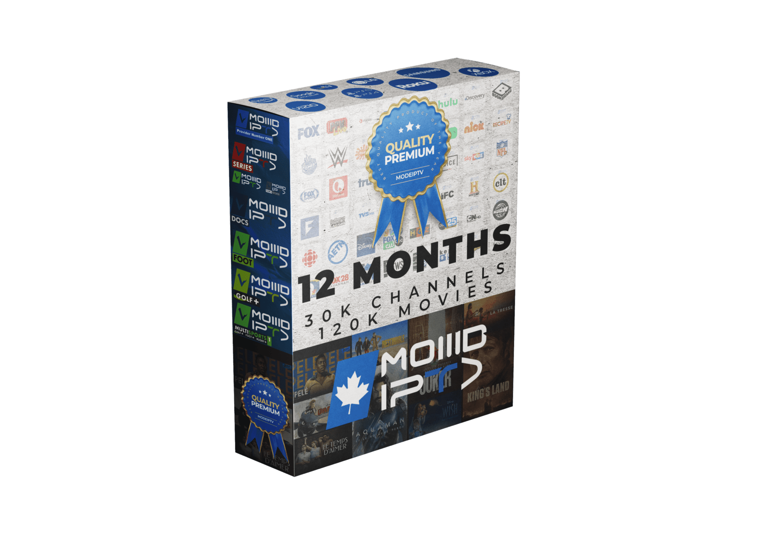12 Months IPTV Premium Subscription – Checkout (Woo) - ModeIPTV